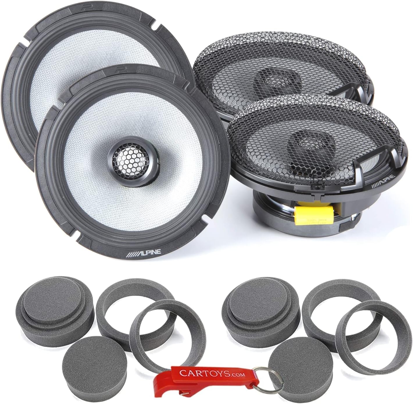 Alpine R-Series R2-S65 6.5" Hi-Res Car Audio Speakers – Car Toys